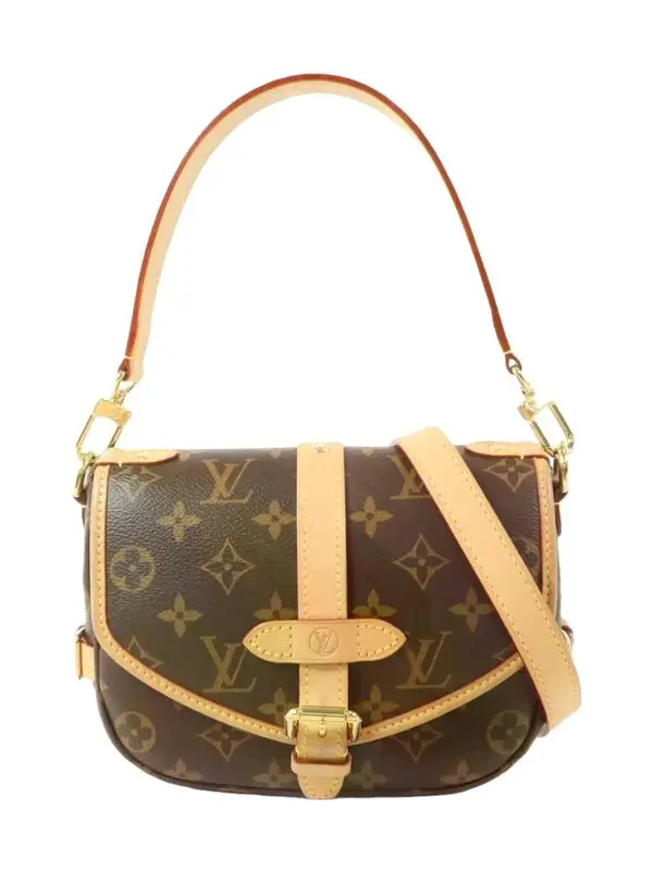 LOUIS VUITTON Monogram Saumur Bb Shoulder Bag - Brown