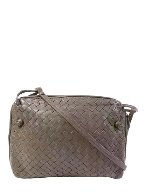 Bottega Veneta Intrecciato Shoulder Bag - Grey