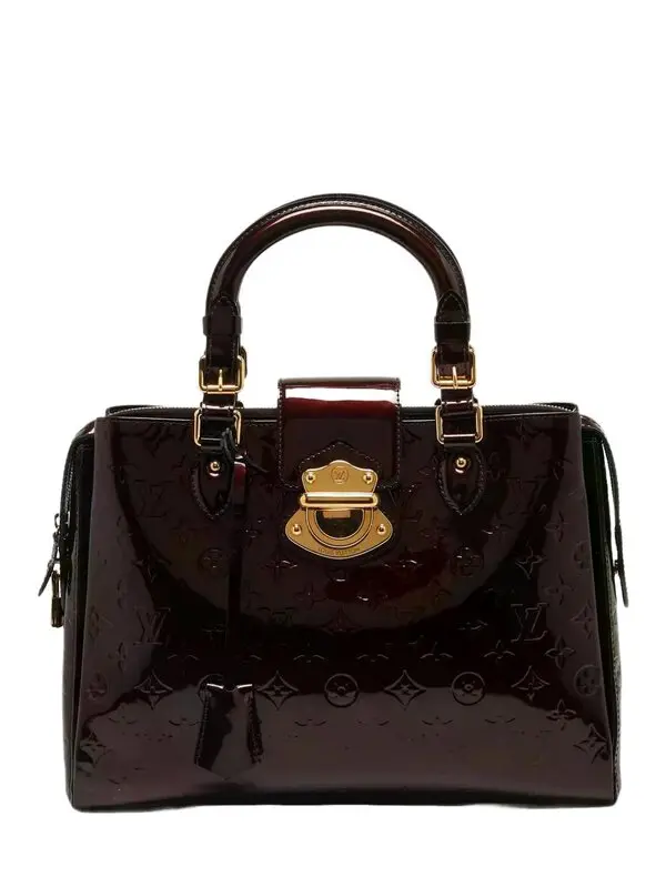 LOUIS VUITTON Monogram Vernis Tote Bag - Red