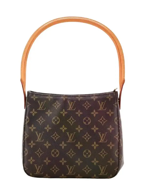 LOUIS VUITTON Monogram Canvas Mm Satchel Handbag - Brown