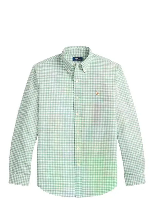 Polo Ralph Lauren Gingham-check Button-down Shirt - Green