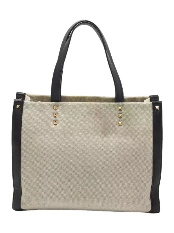 Valentino Garavani Small Vltn Rockstud Tote Bag - Neutrals