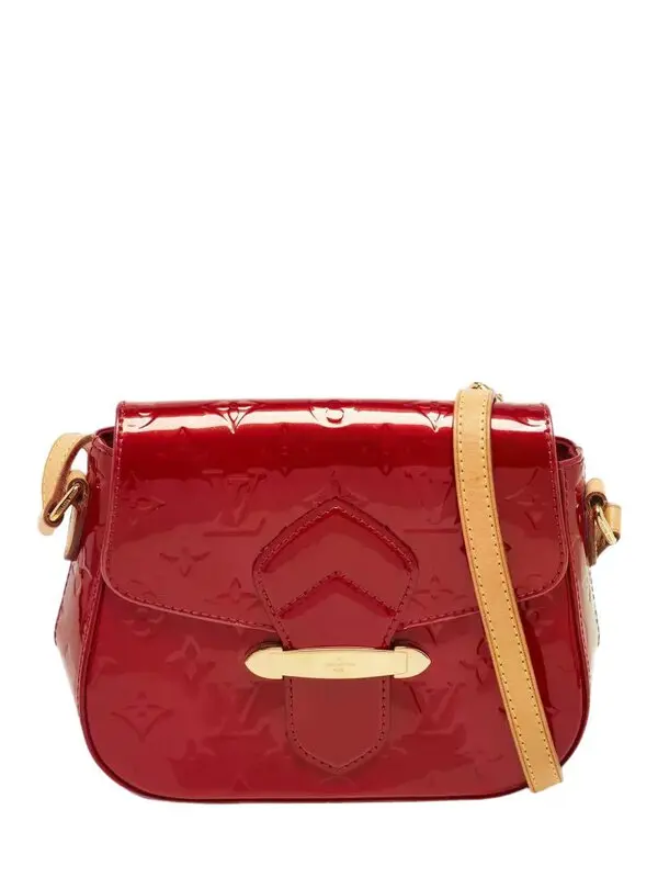 LOUIS VUITTON Monogram Vernis Bellflower Pm Cross Body Bag - Red