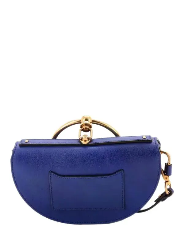 Chloé Nile Leather Mini Crossbody Bag - Blue