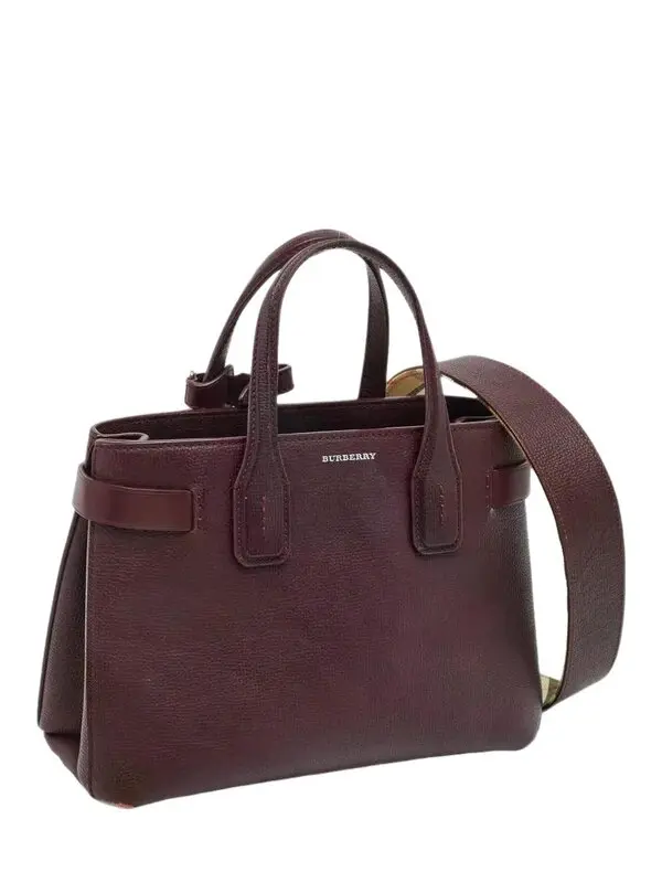 Burberry Small Banner Tote Bag - Brown