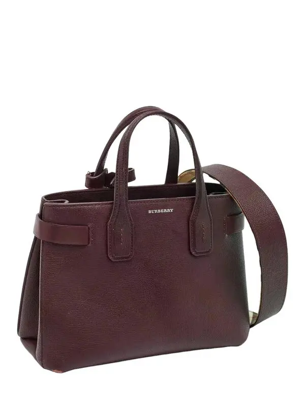 Burberry Small Banner Tote Bag - Brown