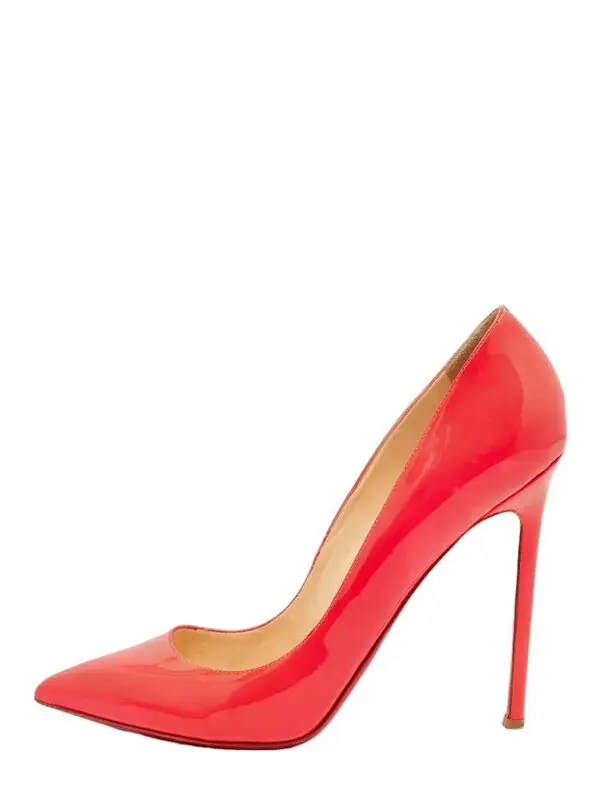 CHRISTIAN LOUBOUTIN So Kate Patent Leather Pumps - Red