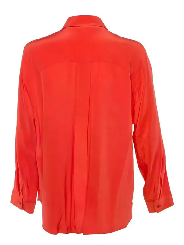 Max Mara Button-down Silk Shirt - Red