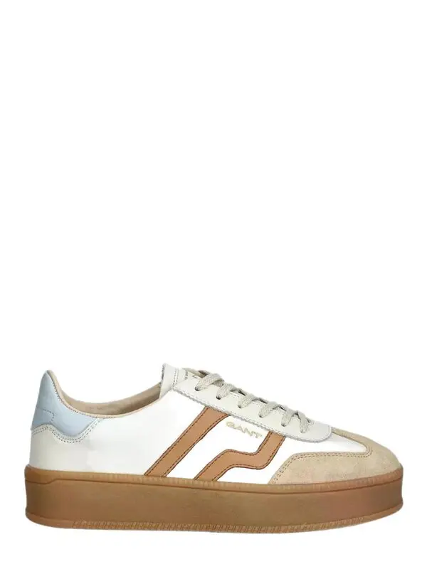 Gant Cuzmani Suede-detail Sneakers - Neutrals