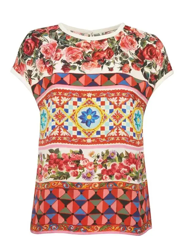 Dolce & Gabbana Short Sleeve T-shirt - Red
