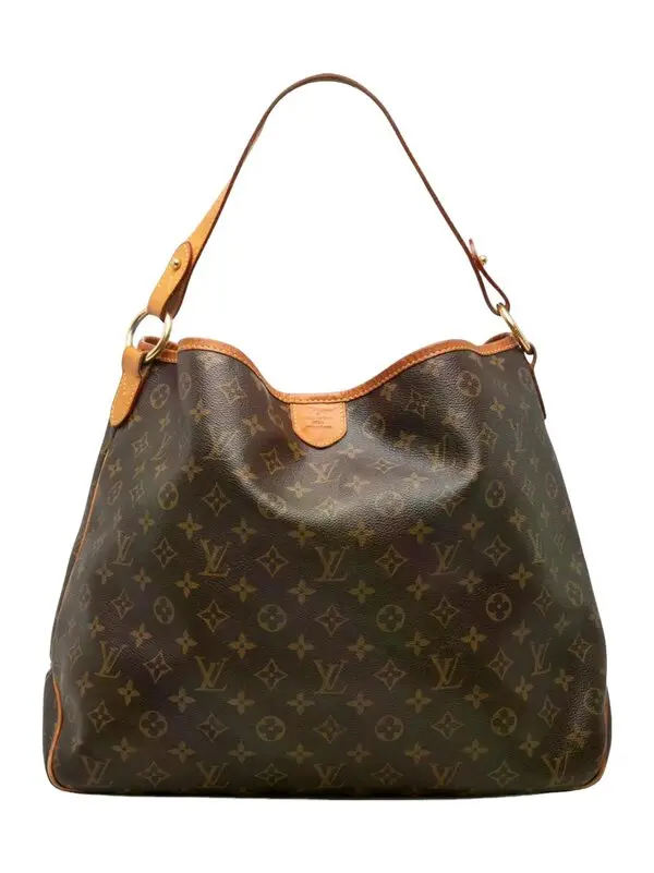 LOUIS VUITTON Monogram Canvas Delightful Mm Hobo Bag - Brown
