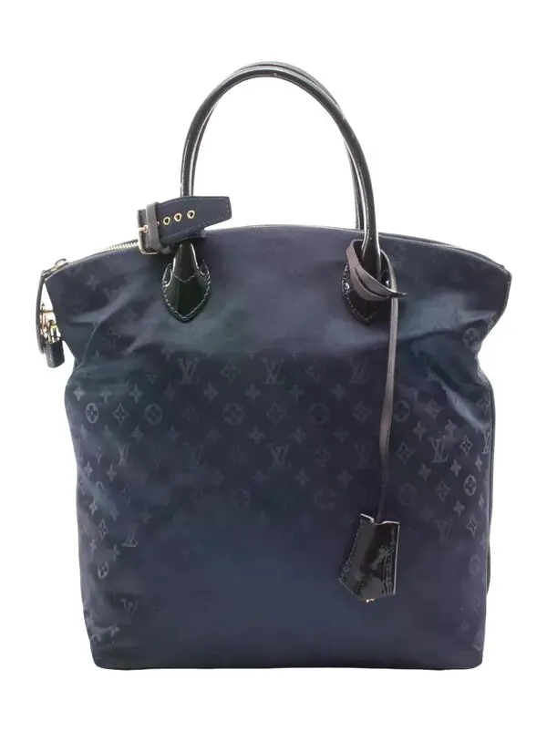 LOUIS VUITTON Monogram Nylon Lockit Vertical Mm Tote Bag - Blue