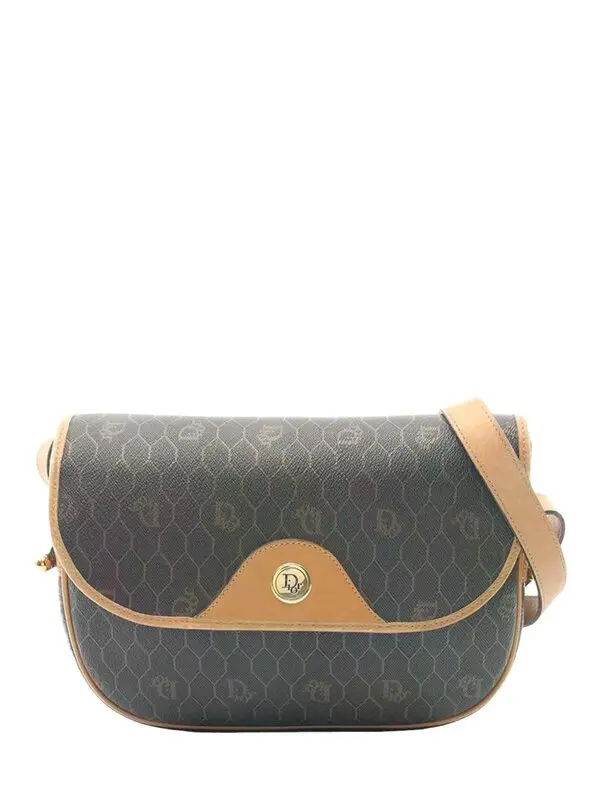 Dior Honeycomb Crossbody Bag - Black