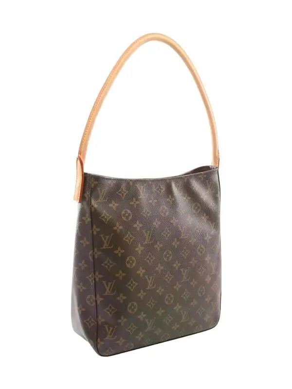 LOUIS VUITTON Monogram Looping Gm Shoulder Bag - Brown