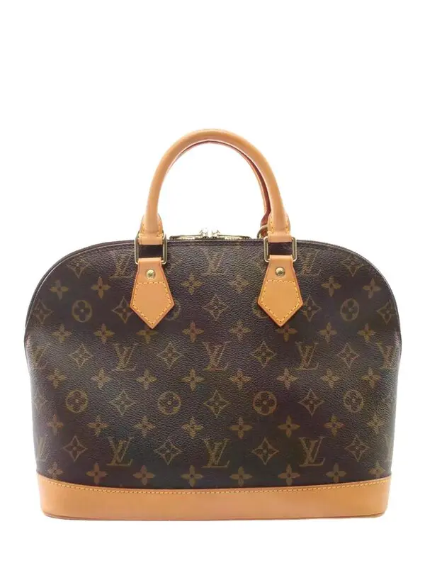 LOUIS VUITTON Monogram Alma Pm Handbag - Brown