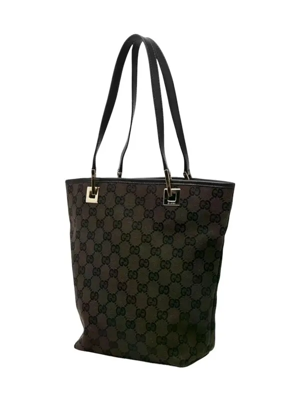 Gucci Gg Canvas Tote Bag - Brown