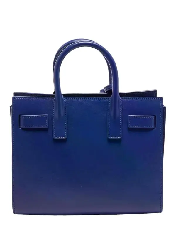 Saint Laurent Sac De Jour Nano Top-handle Tote Bag - Blue