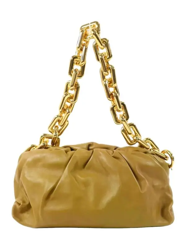 Bottega Veneta The Chain Pouch Calfskin Shoulder Bag - Brown