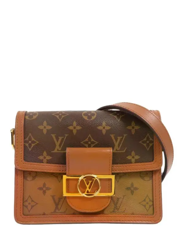 LOUIS VUITTON Mini Dauphine Monogram Shoulder Bag - Brown