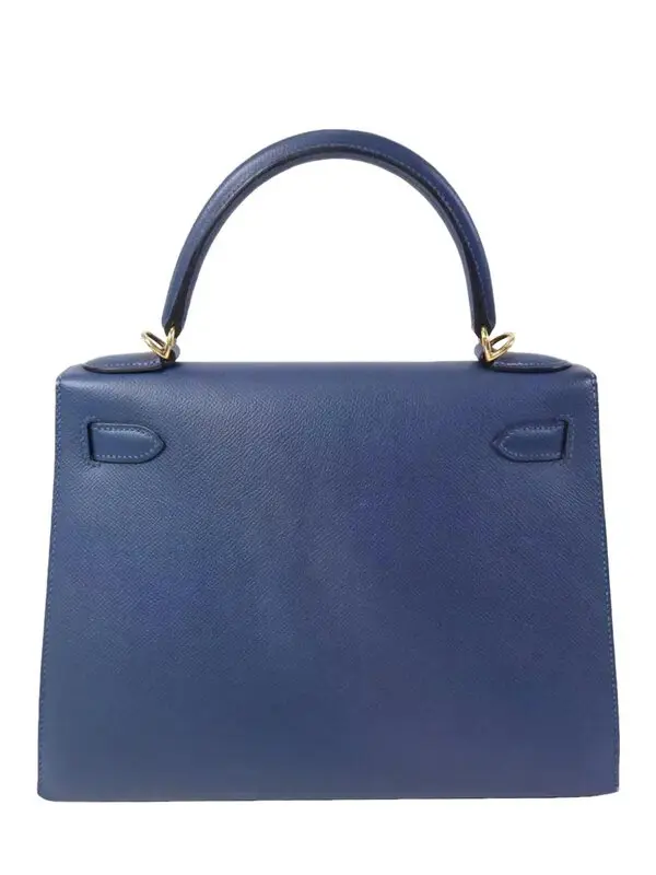Hermès 28 Kelly Epsom Tote Bag - Blue