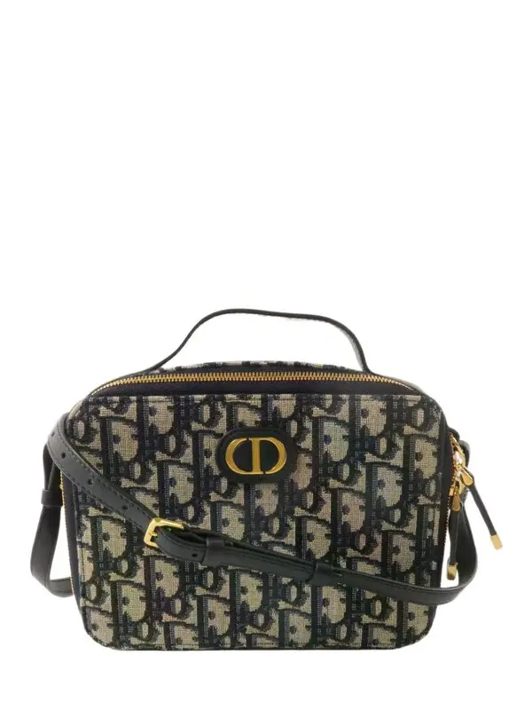 Dior 30 Montaigne Oblique Canvas Camera Bag - Blue