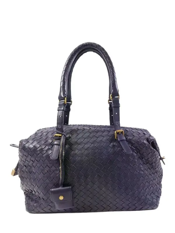 Bottega Veneta Intrecciato Shoulder Bag - Blue