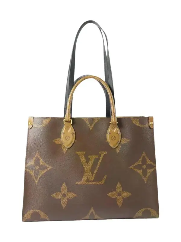 LOUIS VUITTON On The Go Mm Tote Bag - Brown