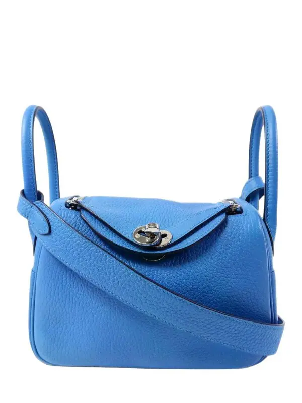 Hermès Mini Lindy Shoulder Bag - Blue