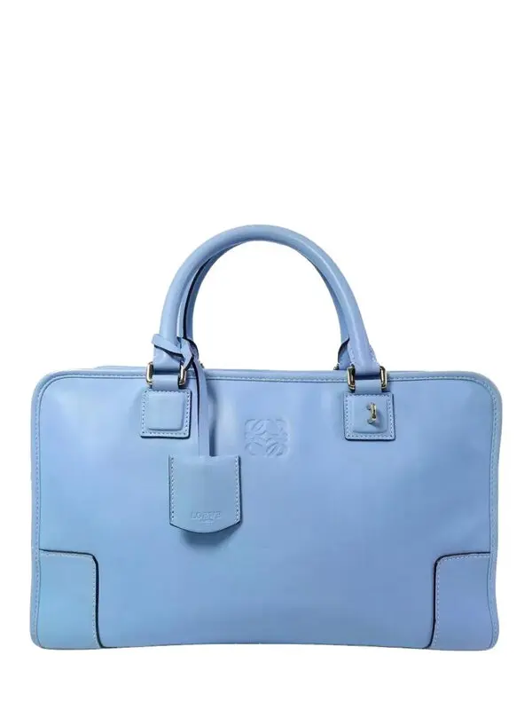 Loewe Amazona Leather Tote Bag - Blue