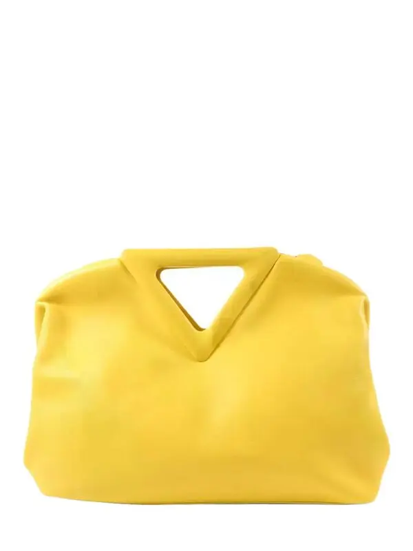 Bottega Veneta Point Leather Tote Bag - Yellow
