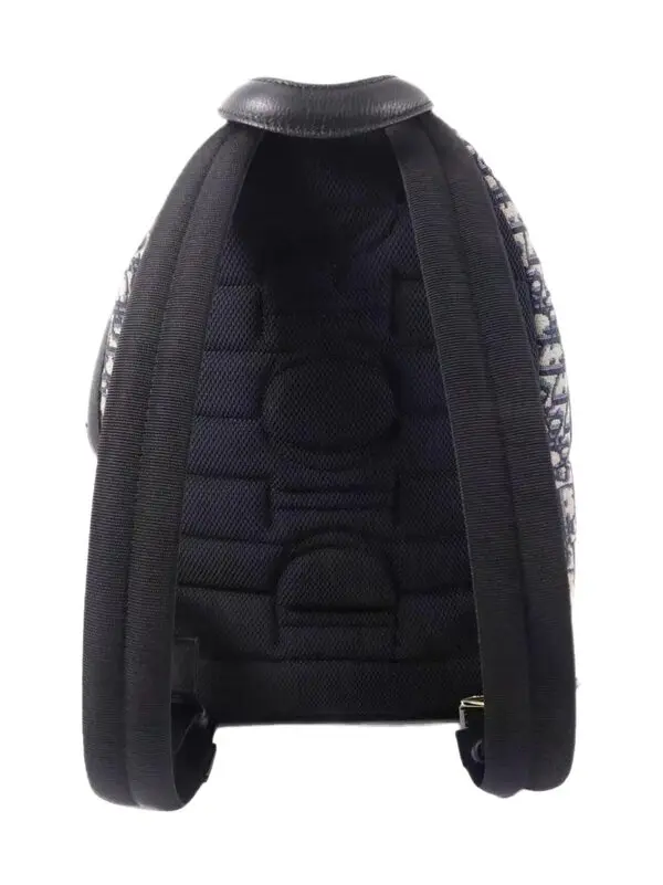 Dior Monogram Canvas Backpack - Blue
