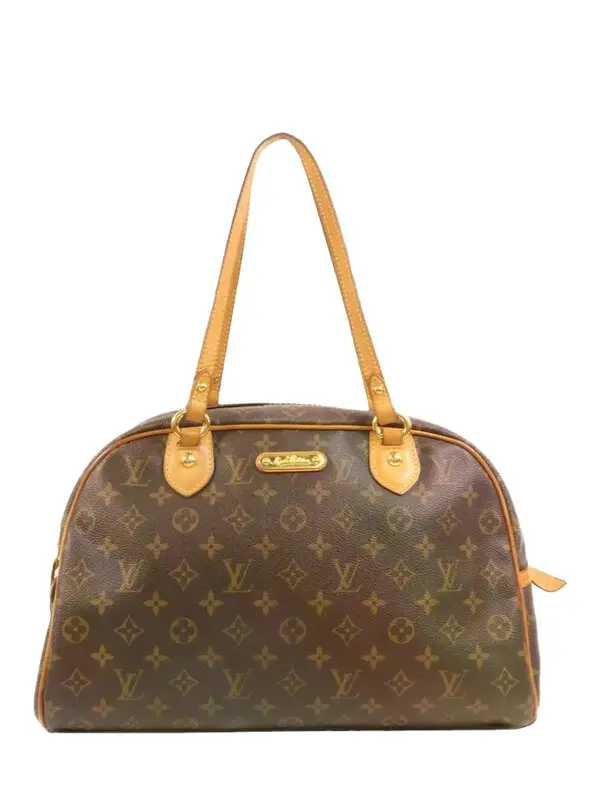 LOUIS VUITTON Monogram Montorgueil Shoulder Bag - Brown
