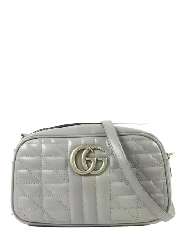 Gucci Gg Marmont Shoulder Bag - Grey