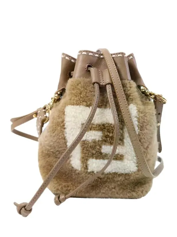 Fendi Mini Mon Tresor Bucket Bag - Brown