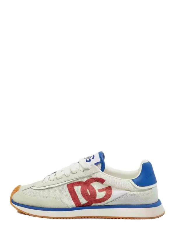 Dolce & Gabbana Dg Logo Low-top Sneakers - Grey