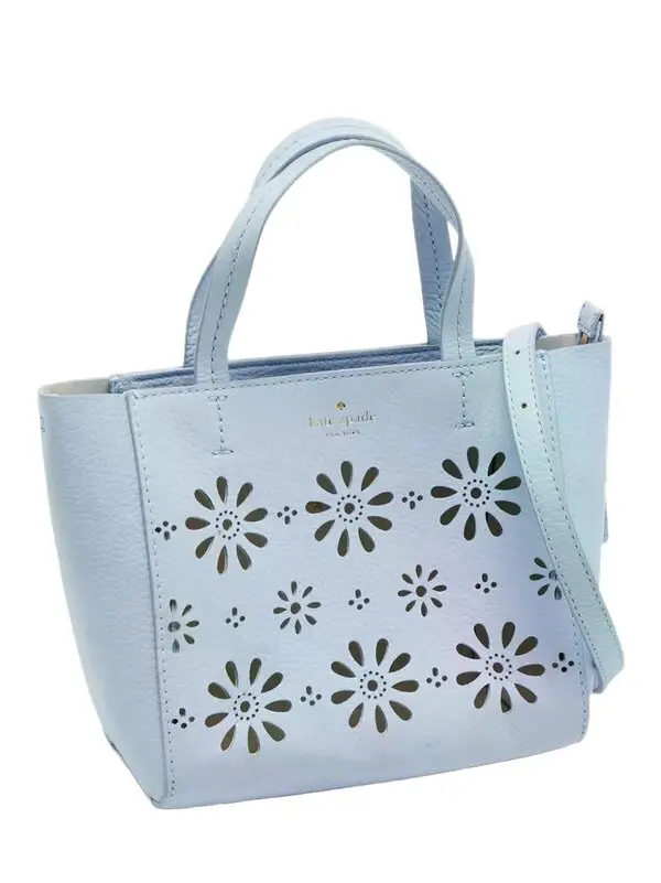 Kate Spade New York Faye Drive Hallie Laser-cut Tote Bag - Blue