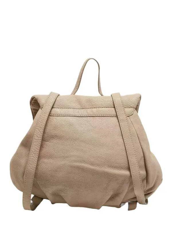 Marc Jacobs Buckle Strap Leather Backpack - Neutrals
