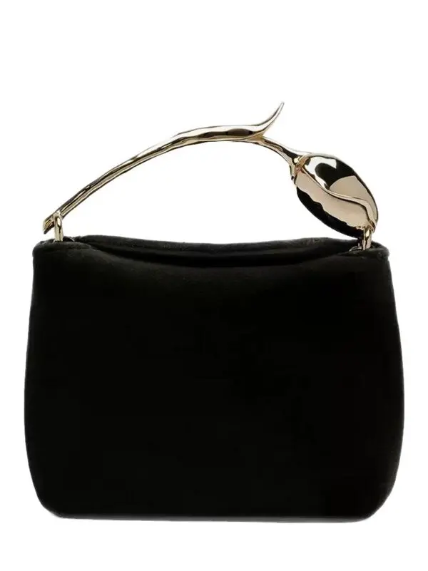 Erdem Mini Bloom Flower-handle Tote Bag - Black