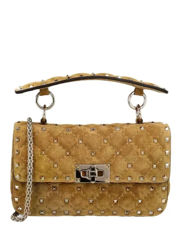 Valentino Garavani Rockstud Spike Quilted Tote Bag - Neutrals