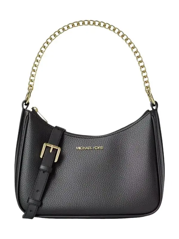 Michael Kors Jet Set Travel Chain-link Crossbody Bag - Black