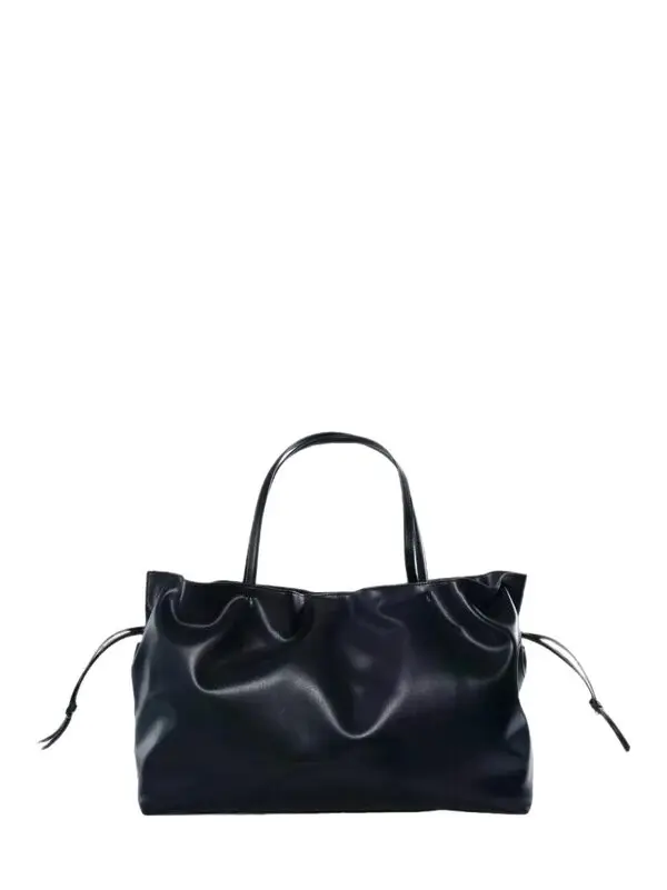 Tory Burch Ella Logo-embossed Drawstring Tote Bag - Blue