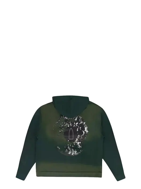 WHO DECIDES WAR Witness Graphic-print Hoodie - Green