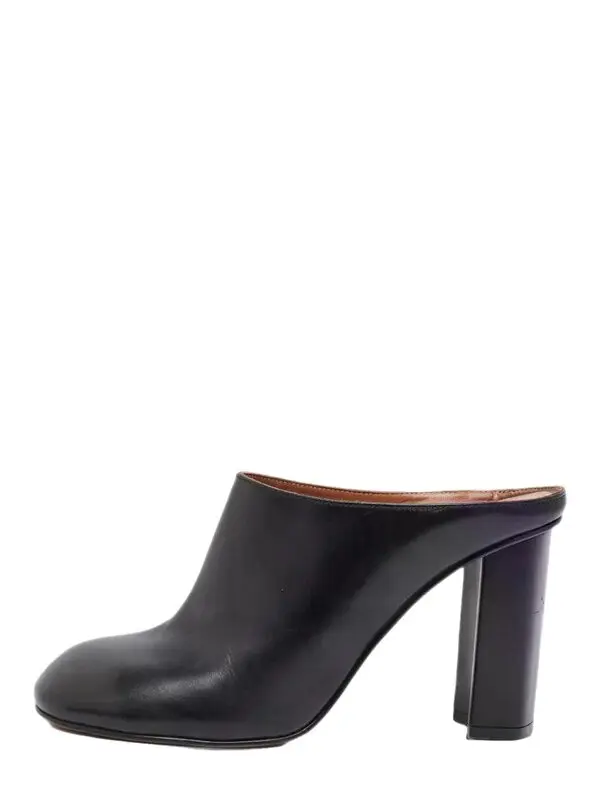 Alaïa Babylone Leather Mules - Black
