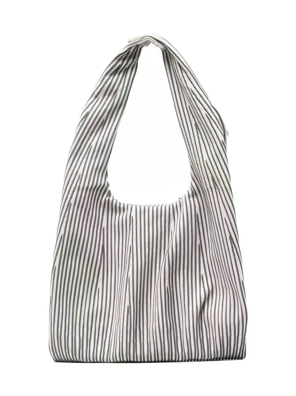 CFCL Striped Pleated Shoulder Bag - Neutrals
