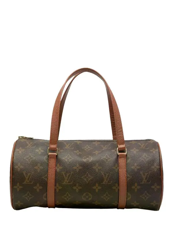 LOUIS VUITTON Monogram Papillon 30 Handbag - Brown