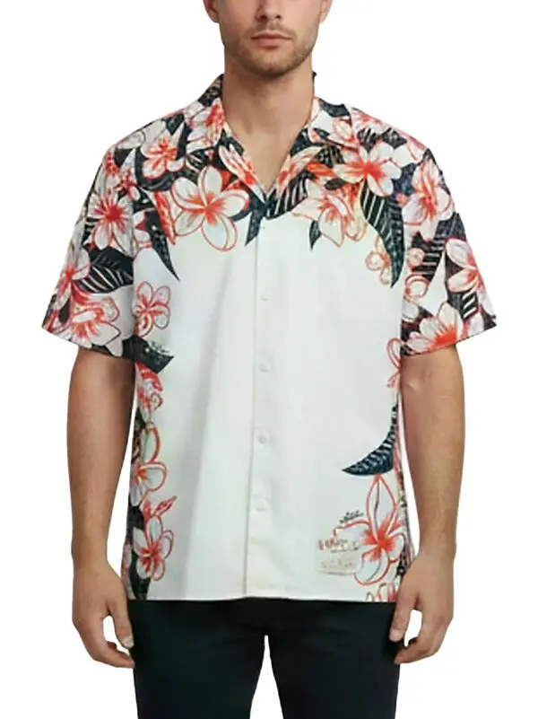 Valentino Garavani X Sun Surf Floral-print Shirt - White