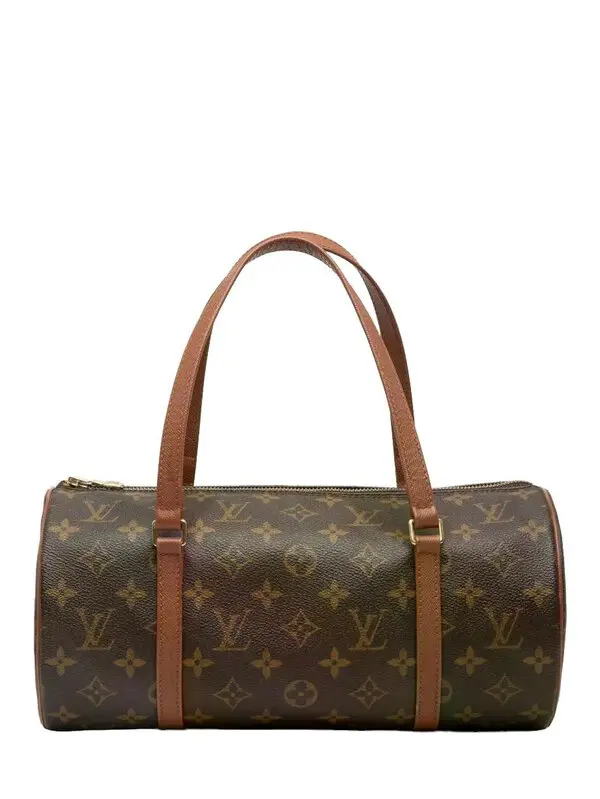 LOUIS VUITTON 1997 Monogram Papillon 30 Handbag - Brown