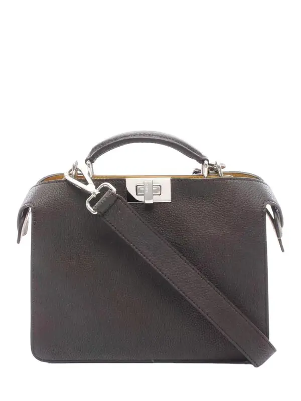 Fendi Peekaboo Iseeu Satchel - Brown