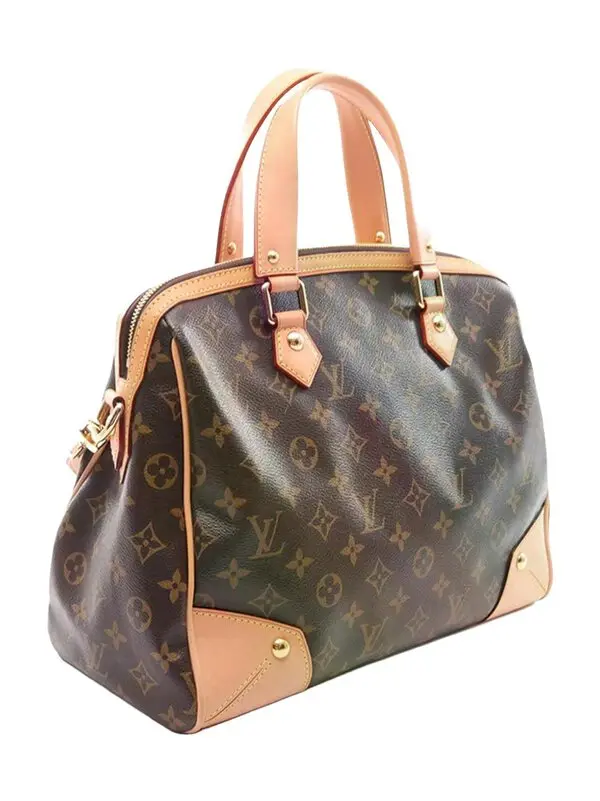 LOUIS VUITTON Monogram Retiro Pm Satchel - Brown
