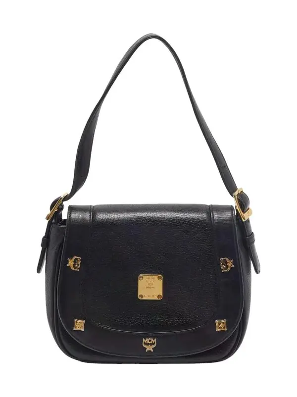 Mcm Flap Shoulder Bag - Black